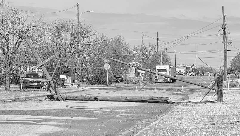DESTROYED POWER POLES | Levelland & Hockley County News Press